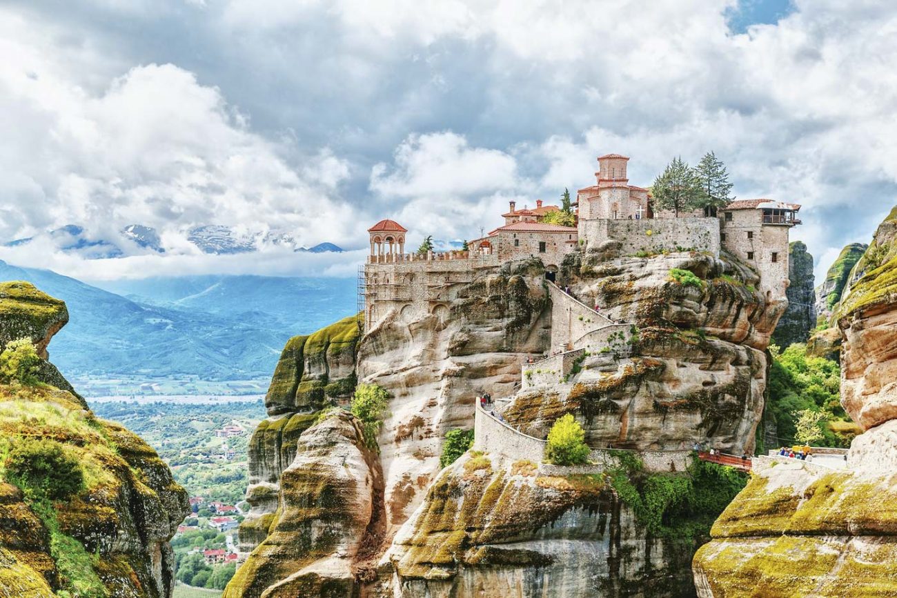 Meteora Klöster, das geologische und archäologische Ereignis (ein tag ...